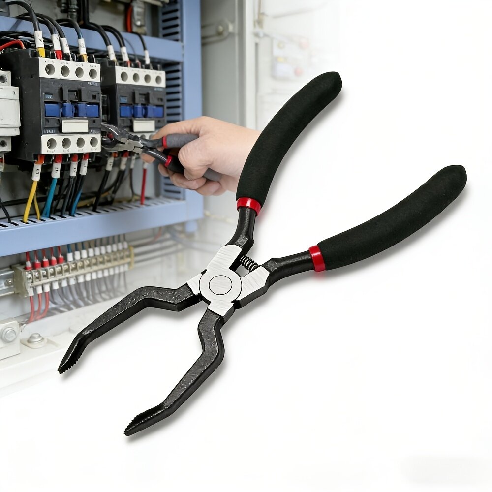 Пассатижи универсальные, кусачки для электрических разъемов, для резки проводов автомобильных цепей, для разделения масляных труб, черные