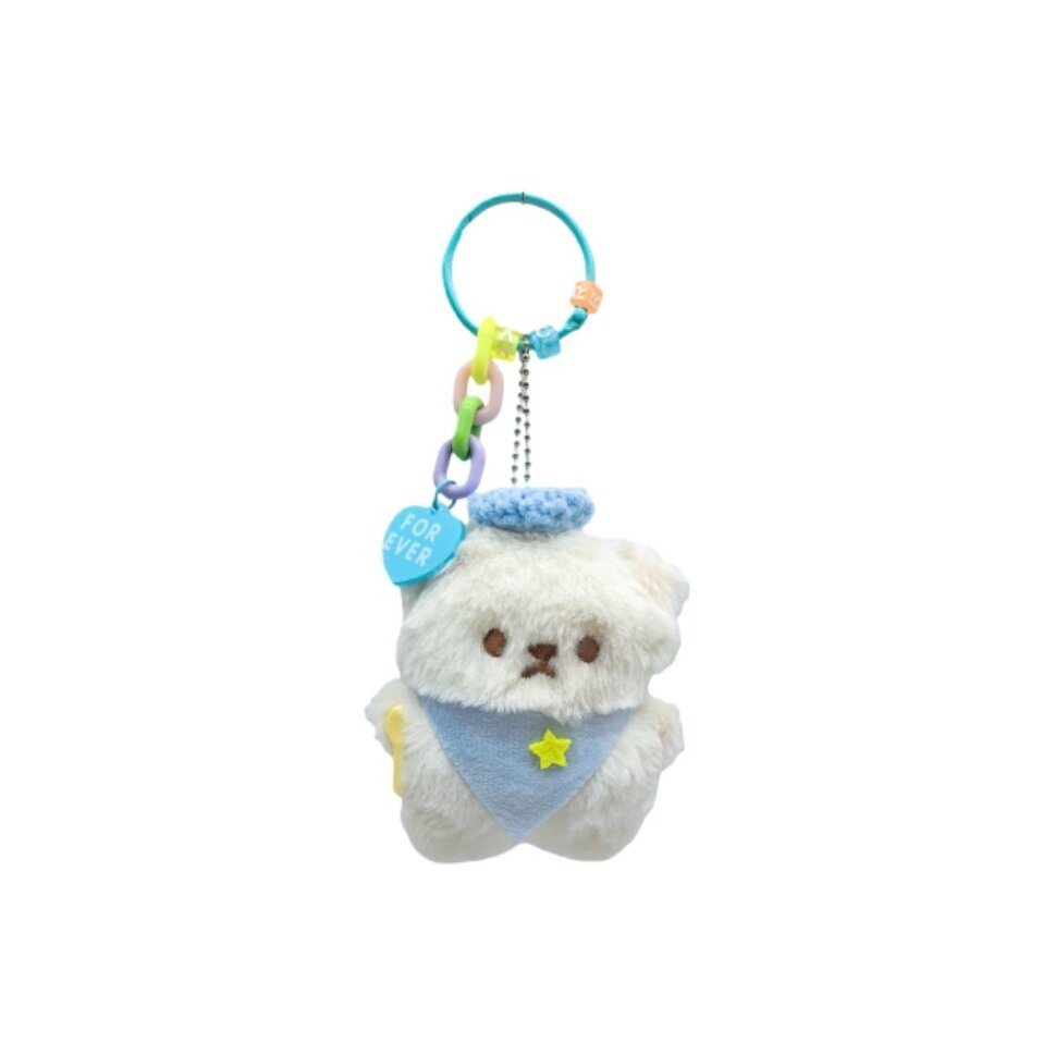 AIQINGCAOZHILIAN(WANJU) Милый мультяшный брелок с кошкой в шляпе 10 см 10CM