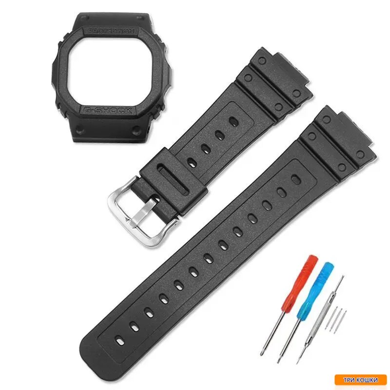 Силиконовый ремешок для часов + безель G-Shock dw5600 DW-5600/5000 HiAR/5025 GWX-5600 GW-5000 Водонепроницаемые резиновые ремешки с логотипом