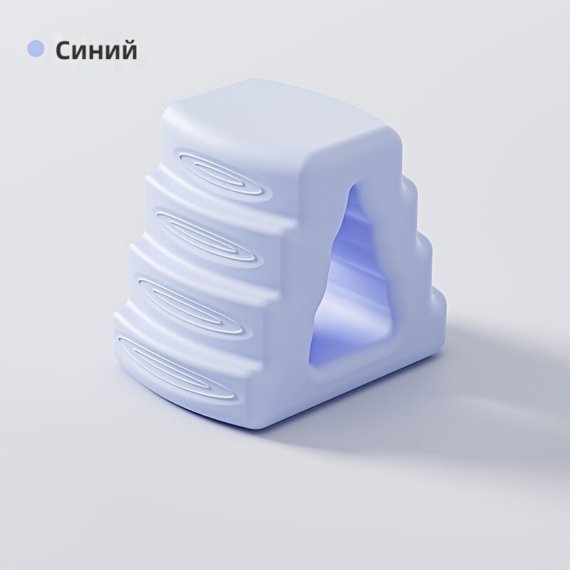 Портативный тренажер для лицевых мышц для подтяжки челюсти, овала лица и V-образной формы, синий