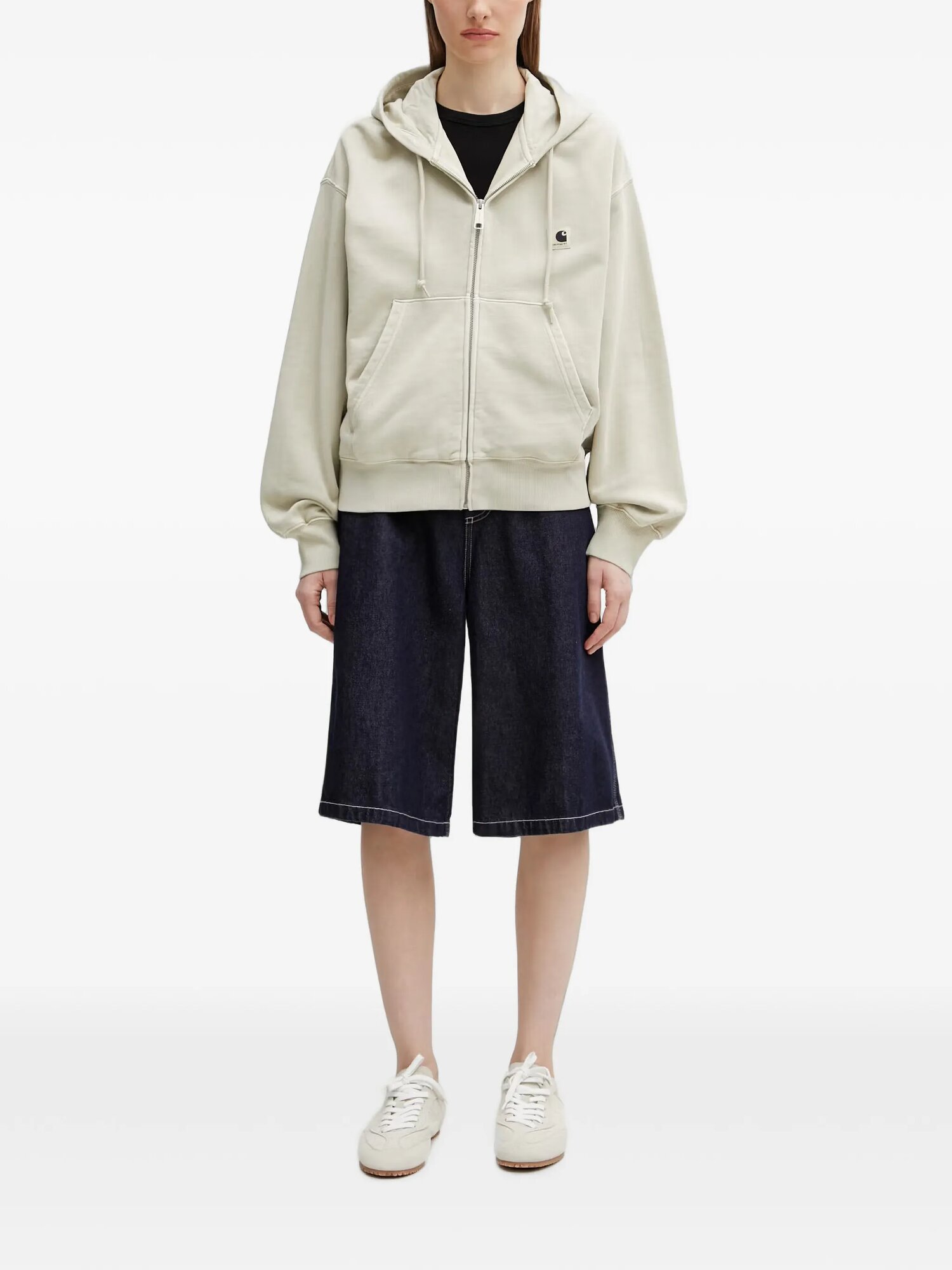 Худи Carhartt WIP Nelson logo-patch hoodie, размер 42 — фото 1