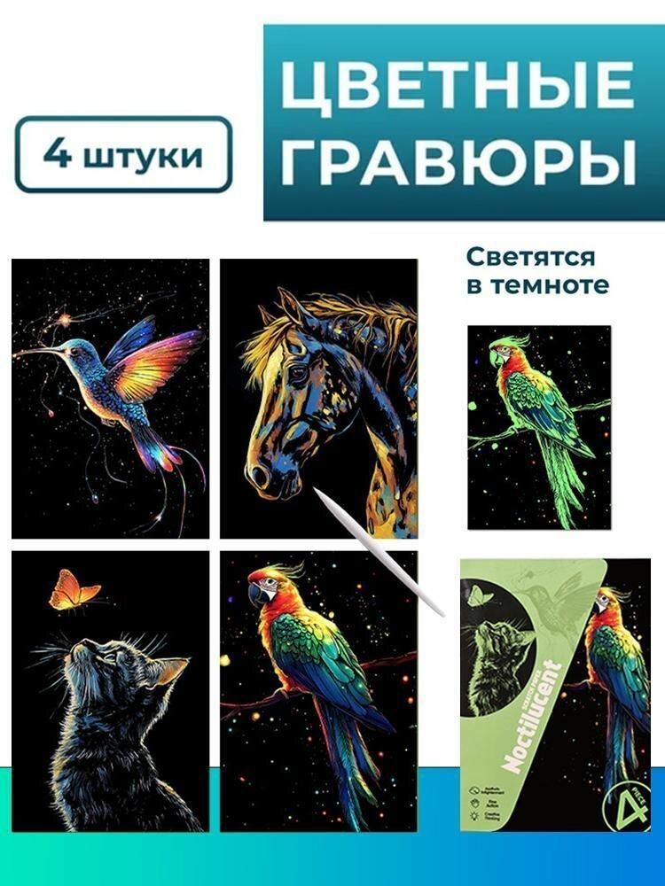 Набор гравюр Кит А4