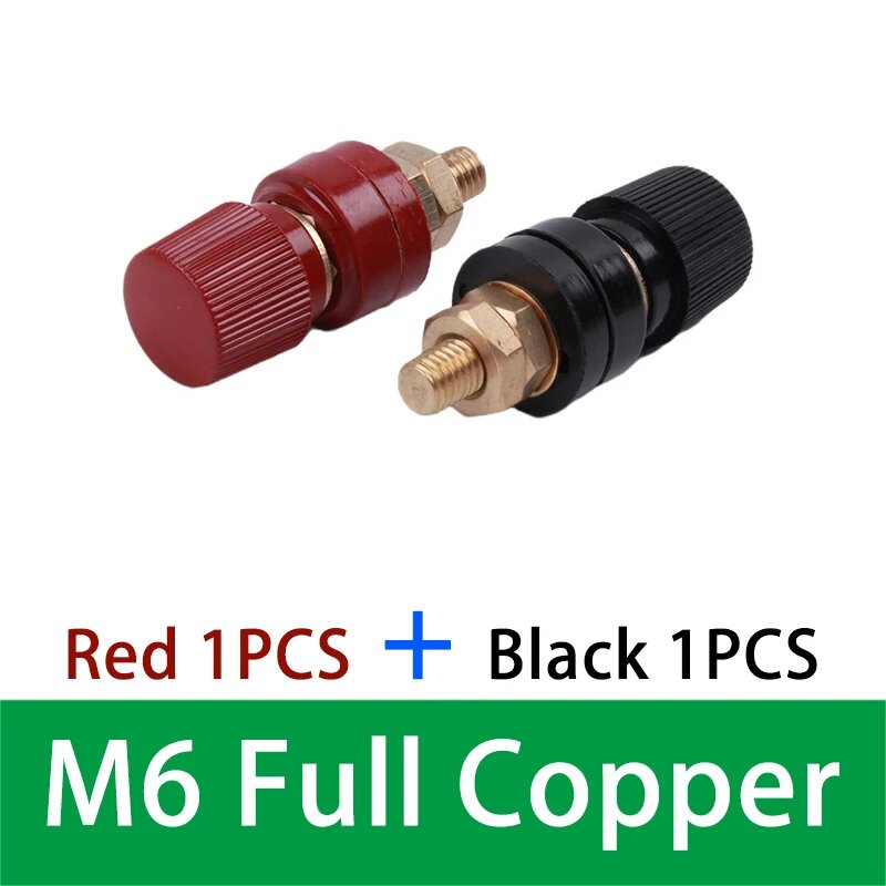 Латунные клеммы для аккумуляторов 6мм 8мм Brass Replacement Terminal Kit M6 2PCS