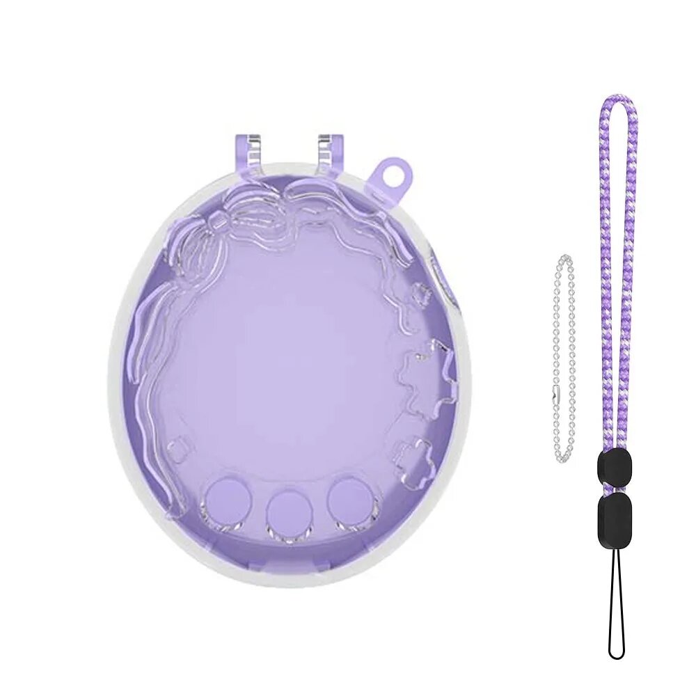 Прозрачный чехол для Tamagotchi Paradise Фиолетовый, Purple