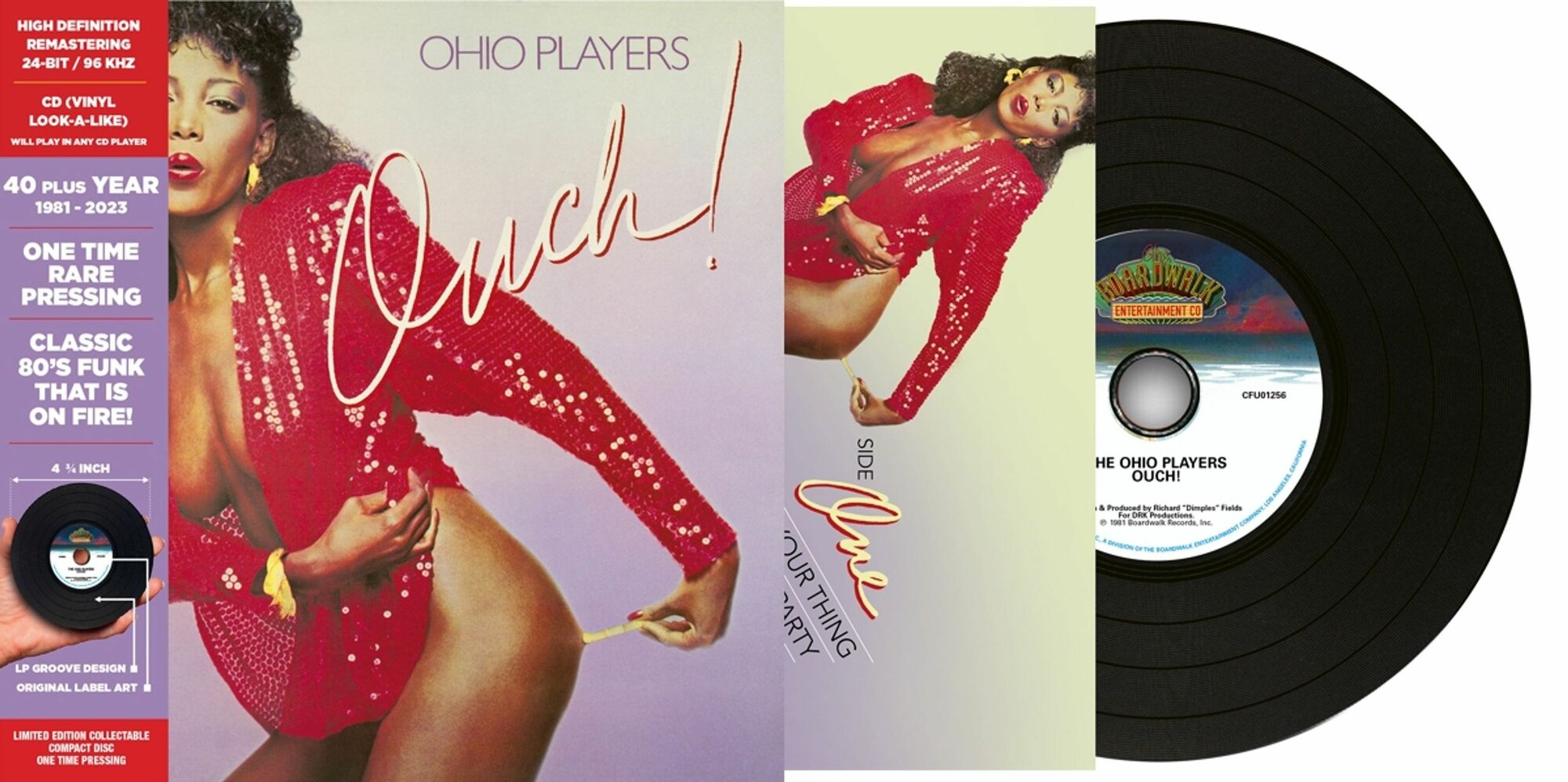 Музыкальный диск Ohio Players - Ouch! (CD) 2023, Digisleeve