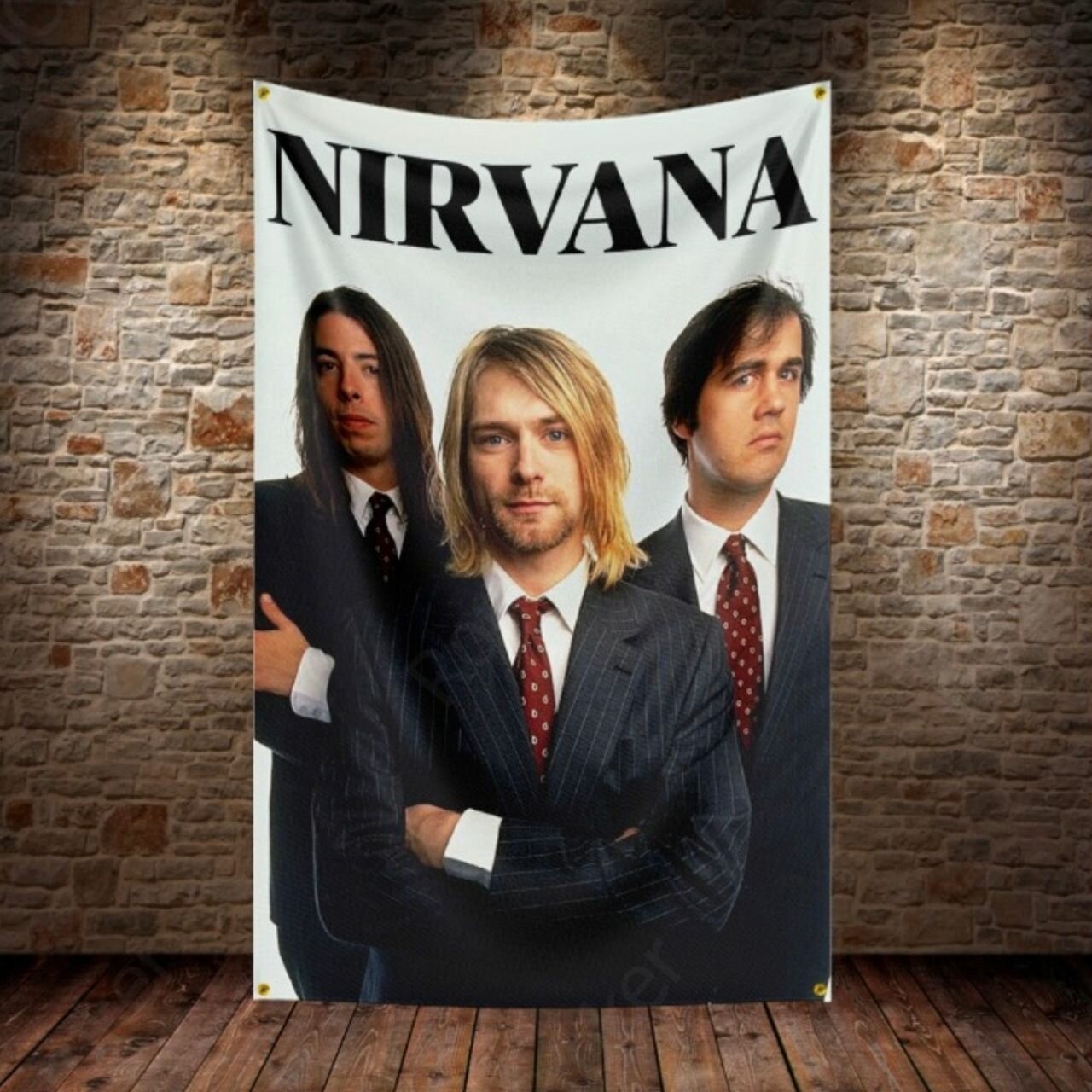 Флаг плакат баннер Nirvana Нирвана — фото 1