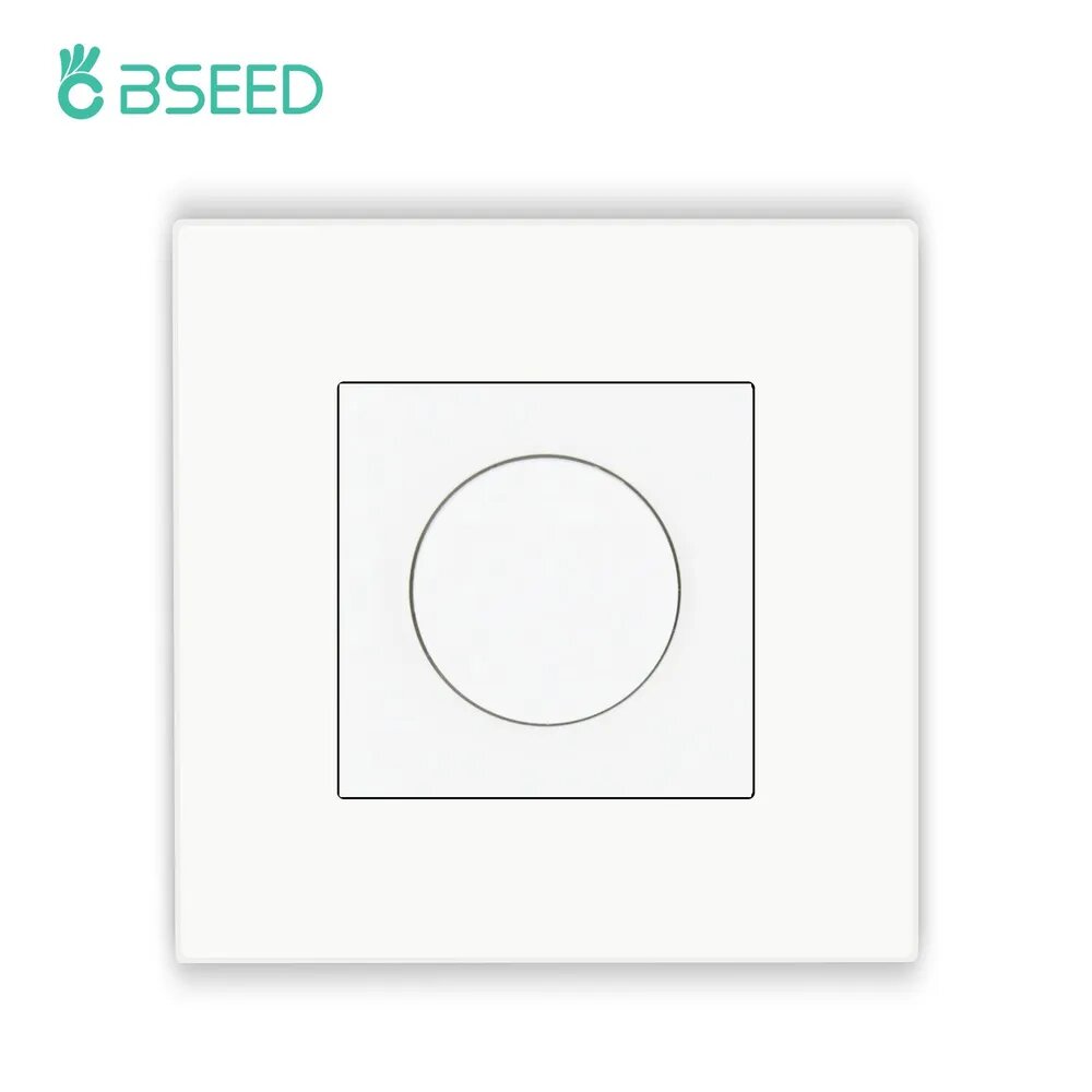 Выключатель-диммер BSEED, пластиковая рамка