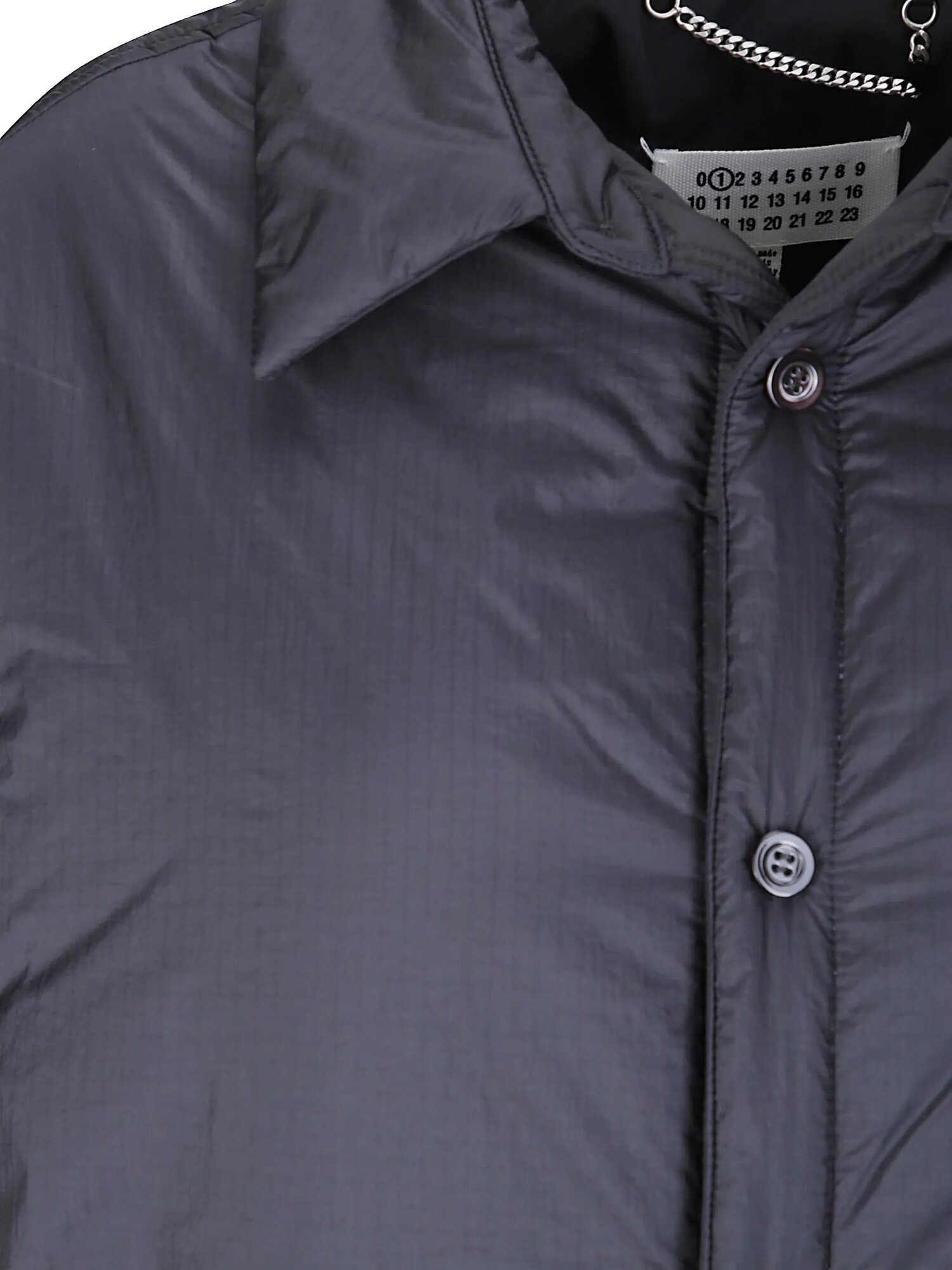 Куртка Maison Margiela Padded shirt jacket, размер 40, черный — фото 1