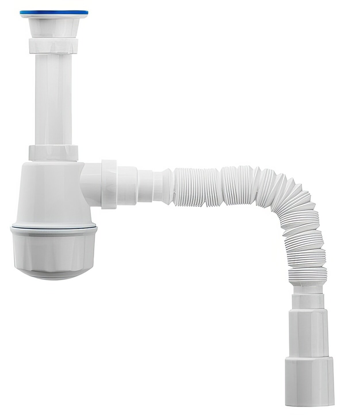 Сифон для мойки MasterProf 1.1/2"х40 с гибкой трубой 40х32/40/50