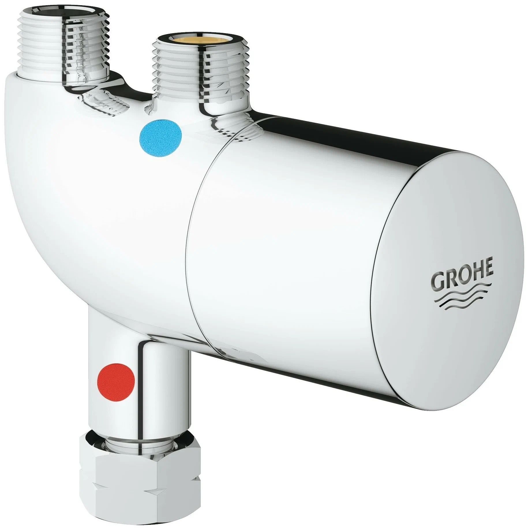 Термостат центральный для раковины, встраиваемый, цвет хром GROHE Grohtherm Micro 34487000