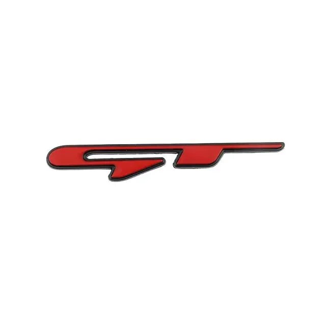 3D металлический логотип GT Line, эмблема багажника, значок, наклейки для KIA Красный, red black GT