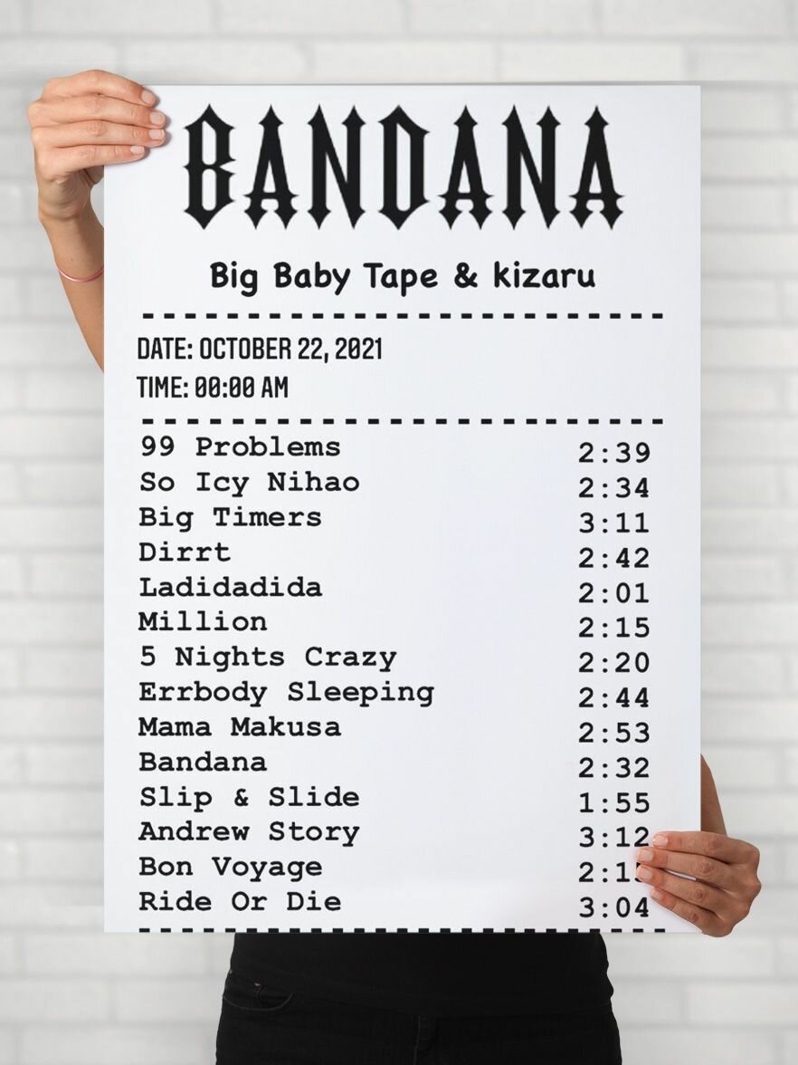 Плакат на стену для интерьера Биг Бейби Тейп (Big Baby Tape 18) - Постер по музыке и артисту формата A1 (61x84 см)