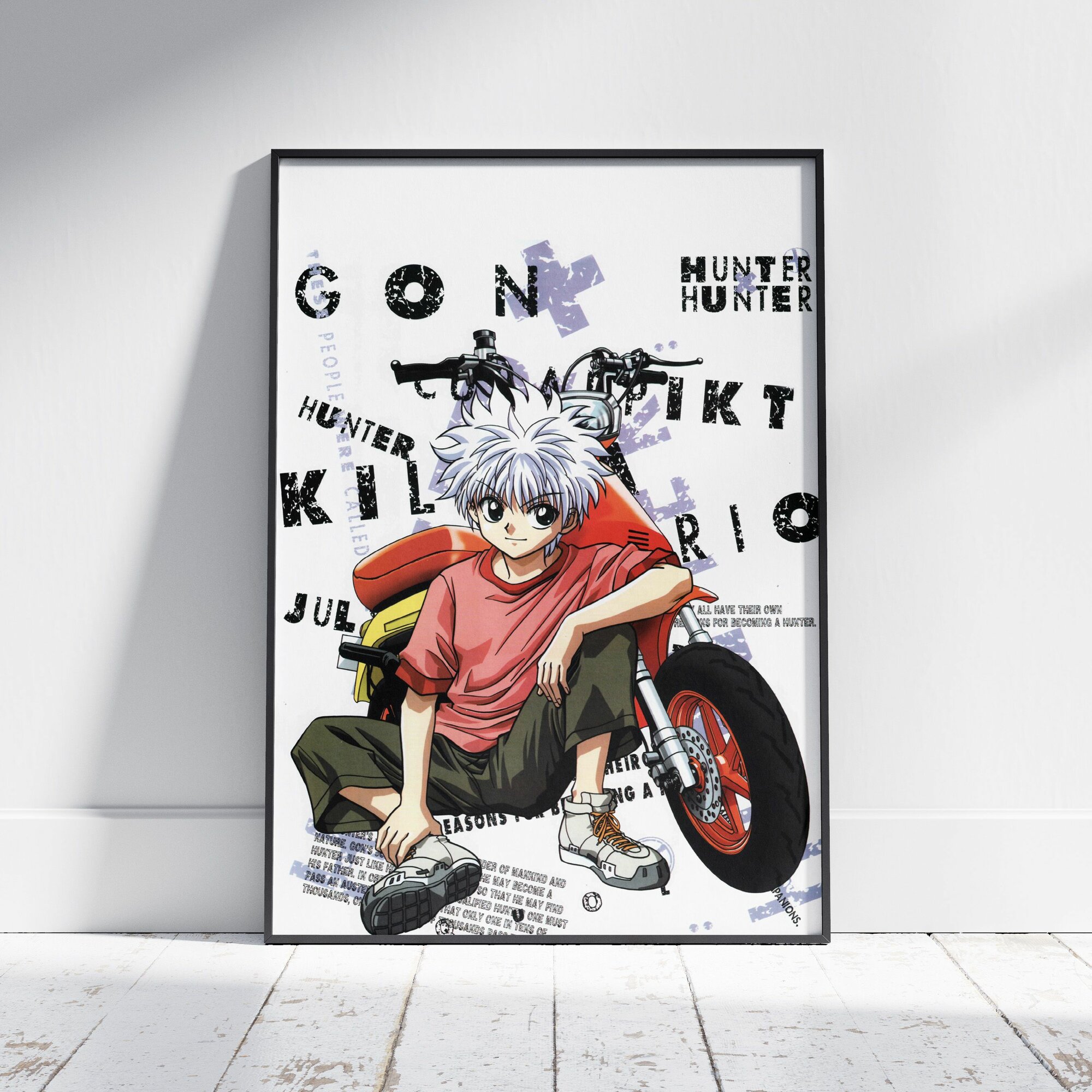 Плакат на стену для интерьера Hunter x Hunter (Киллуа Золдик 13) - Постер по аниме формата A3 (30х42 см)
