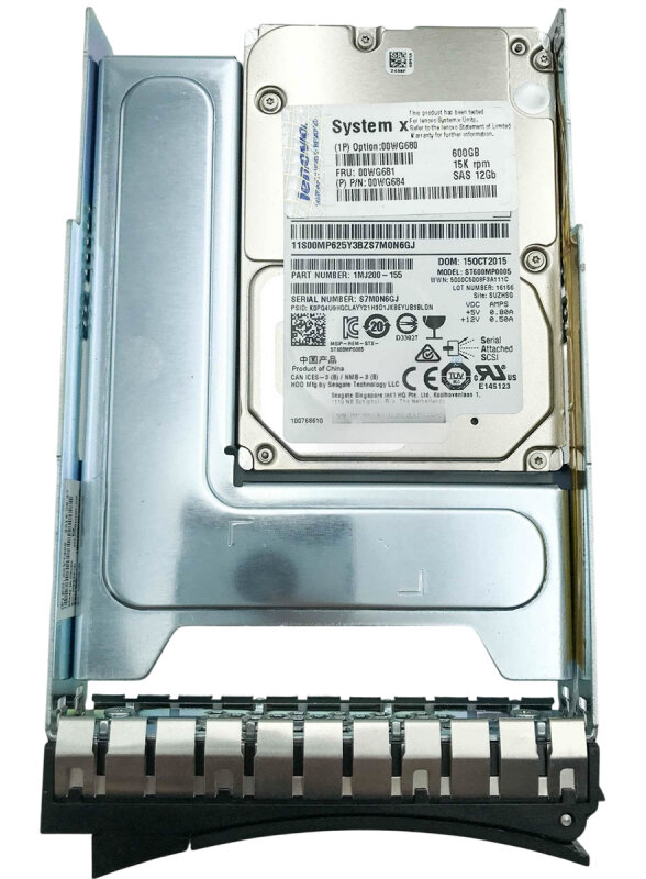 Жесткий диск Lenovo 00WG681 600Gb 15000 SAS 2,5" HDD