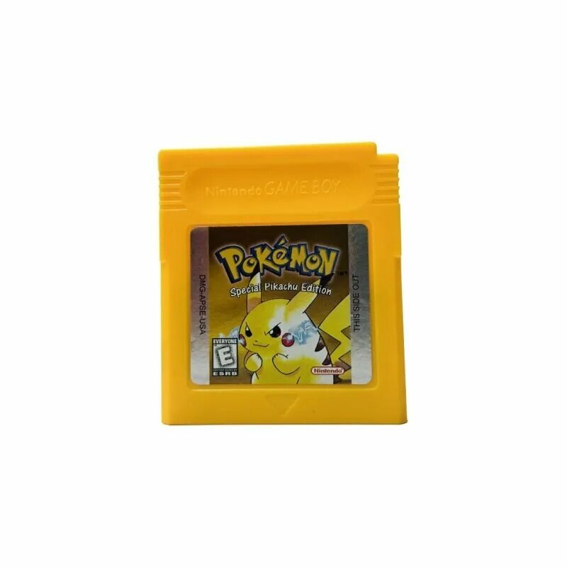 Классическая серия видеоигр Pokemon Game Boy GBC Pokemon Yellow на английском языке