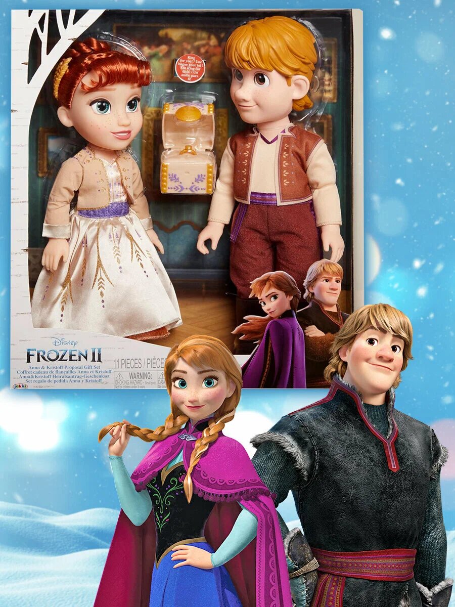 Disney Princess Игровой набор Frozen 2 Холодное cердце 2 Анна и Кристофф E5502