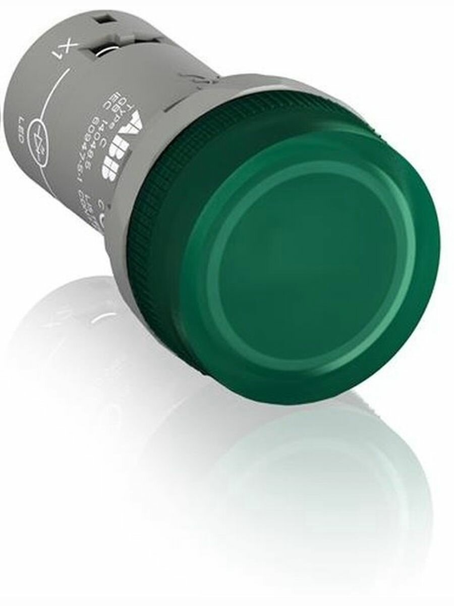 Лампа CL2-502G зелёная со встроенным светодиодом 24В AC/DC 1SFA619403R5022