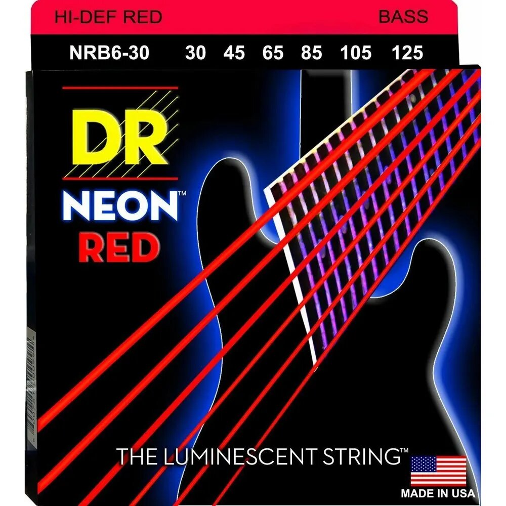 Струны для бас-гитары DR NRB6-30