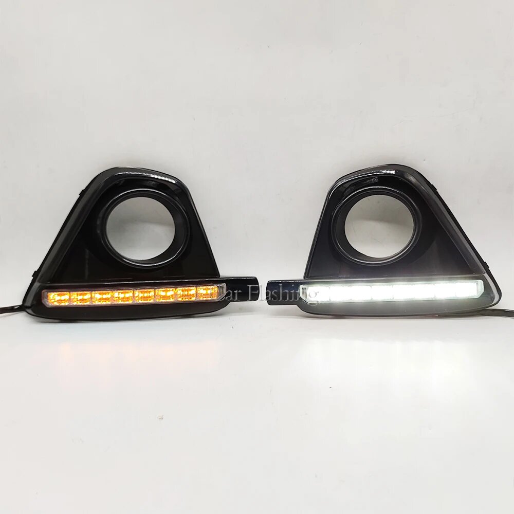Дневные ходовые огни для Mazda CX-5 2012-2016, White and Yellow