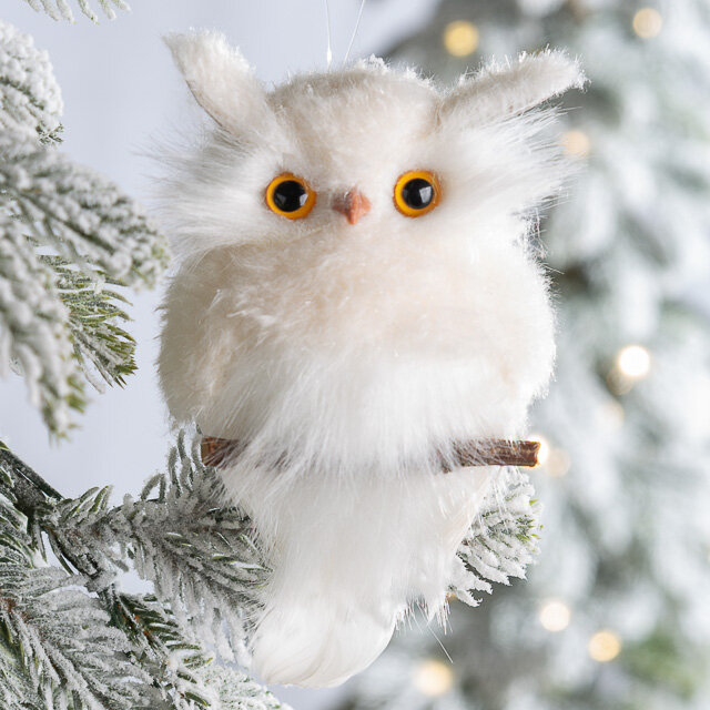 Елочная игрушка Сова Сусана - Королевство Этервейл 16 см, Winter Deco, 1135241