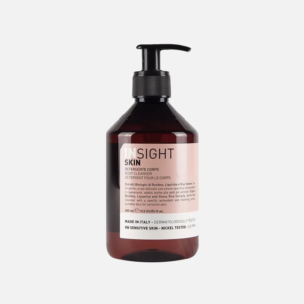 Очищающий гель для тела INSIGHT BODY CLEANSER, с дозатором, 400 мл