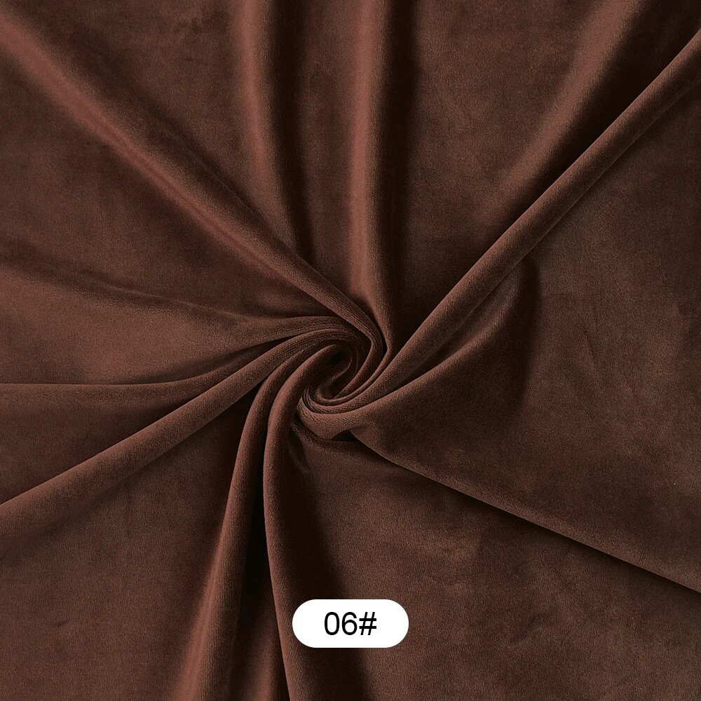Минки ткань коричневая 50x50 см, стрейч, Цвет: 06