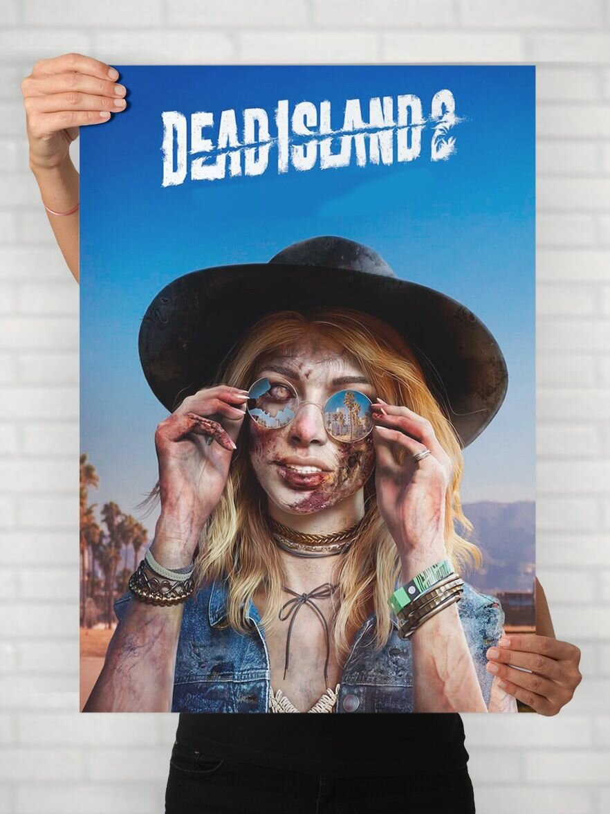 Плакат на стену для интерьера Дед Айленд (Dead Island 2 - 3) - Постер по игре формата A2 (42x61 см)