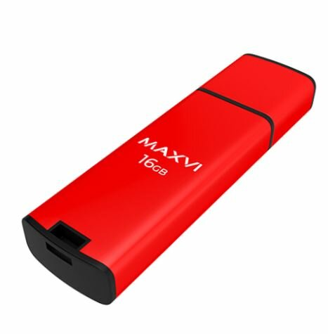 USB Flash Maxvi MP2, 16 Гб, красный, [FD16GBUSB20C10MP2]