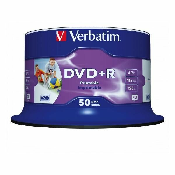 Диск DVD+R Verbatim 43512 — фото 1