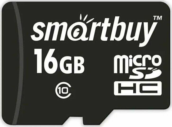 Карта памяти SmartBuy microSDHC Сlass 10 LE 16GB SB16GBSDCL10-00LE