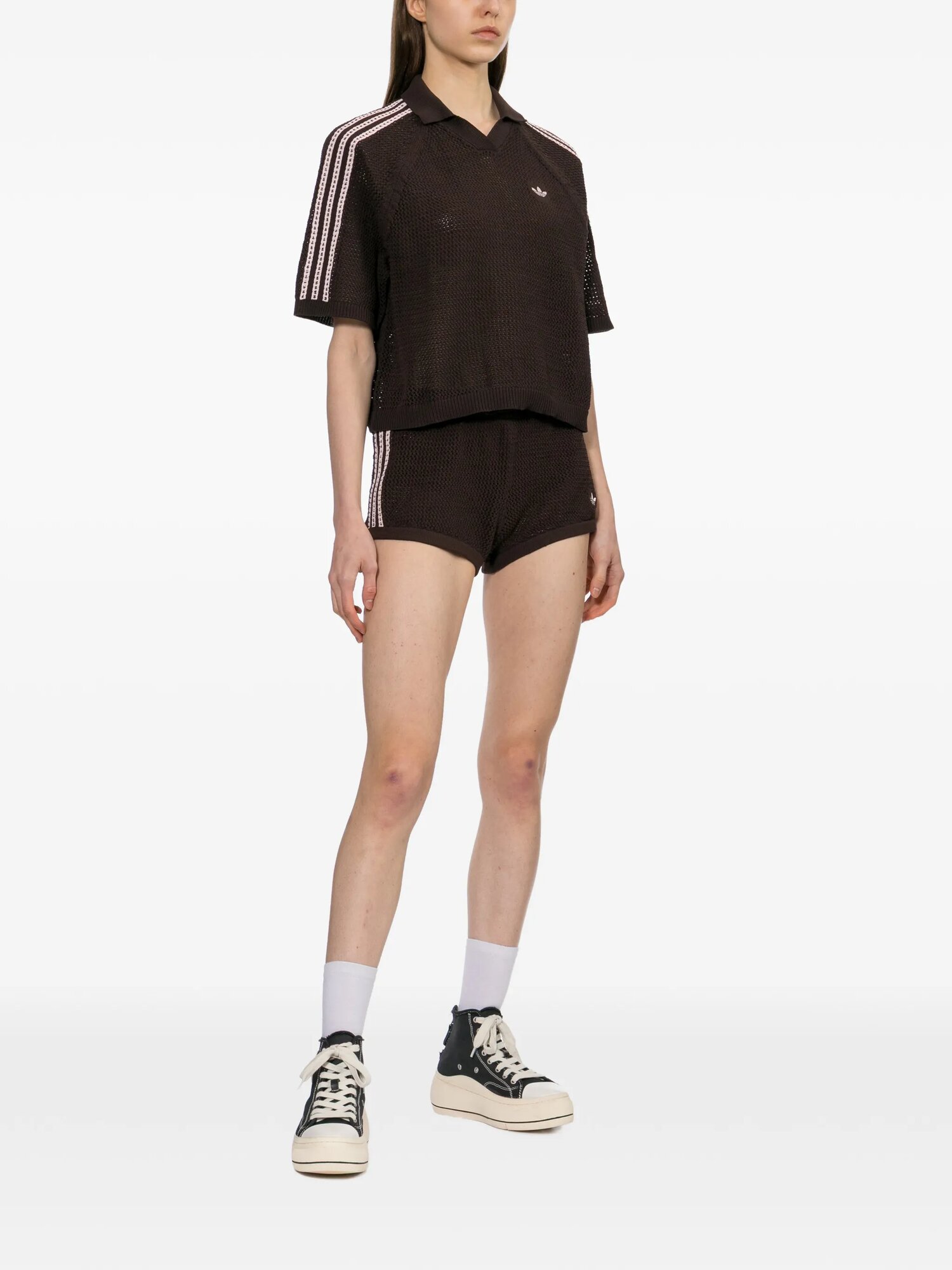 Топ adidas, размер M, brown — фото 1