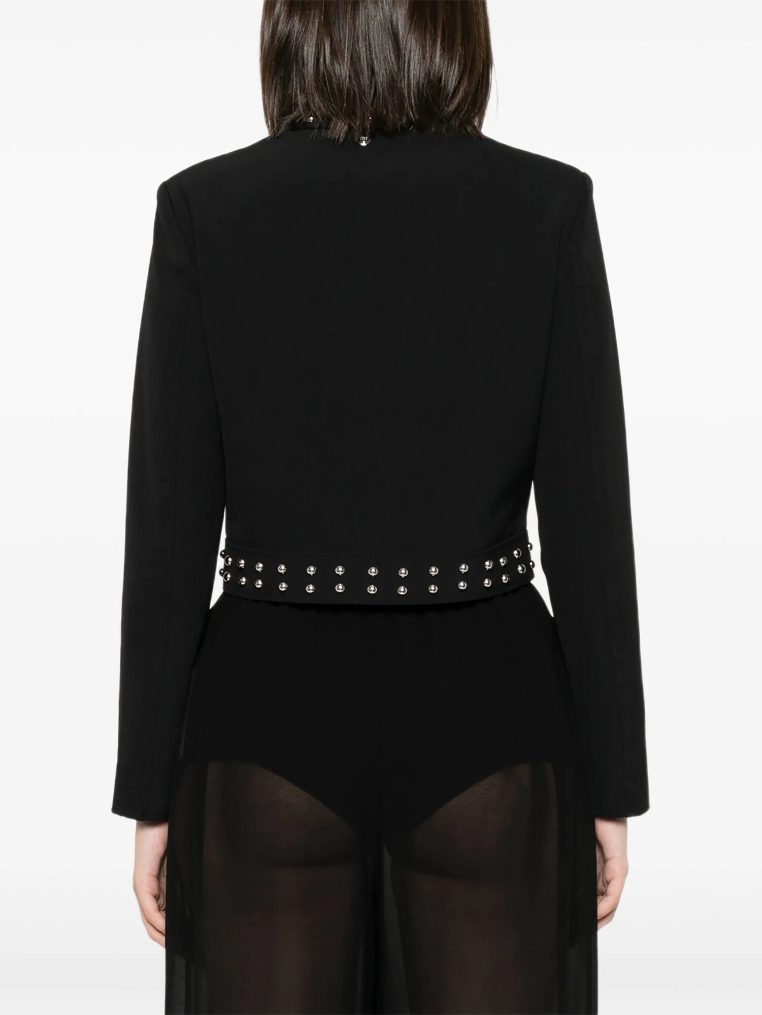 Куртка LIU JO Embellished cropped jacket, размер 44 — фото 1