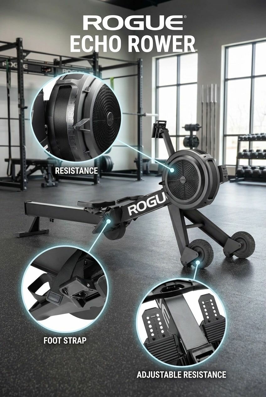 Гребной тренажер Rogue Echo Rower