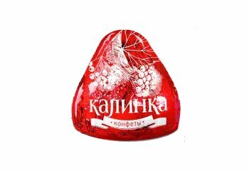 Конфеты Калинка и малиной и орехами 300 гр.