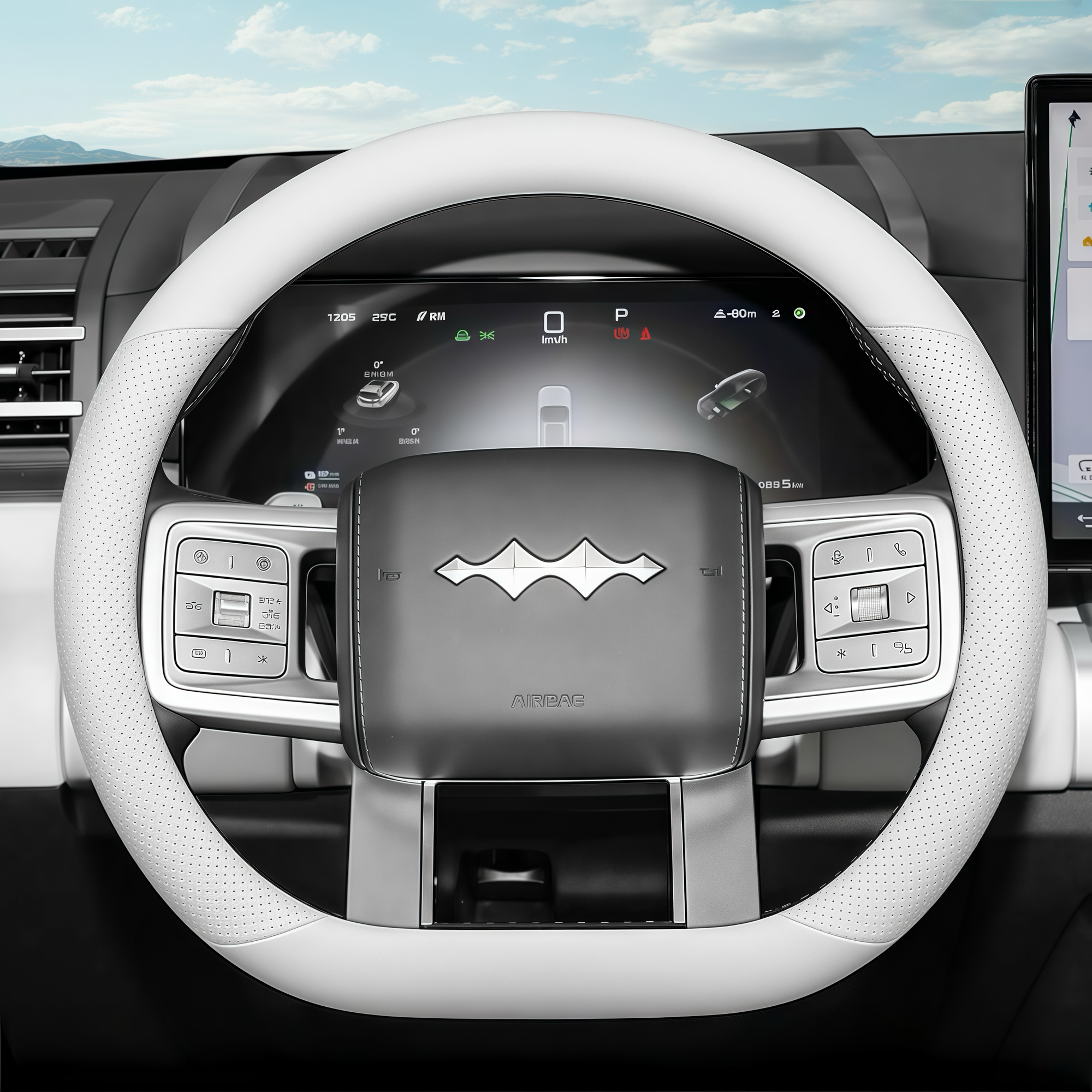 Премиум покрытие руля из кожи Nappa для BYD Yangchengbao, бежевый цвет, мягкая и тонкая ткань