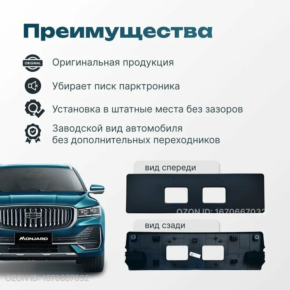 Рамка госномера — фото 1