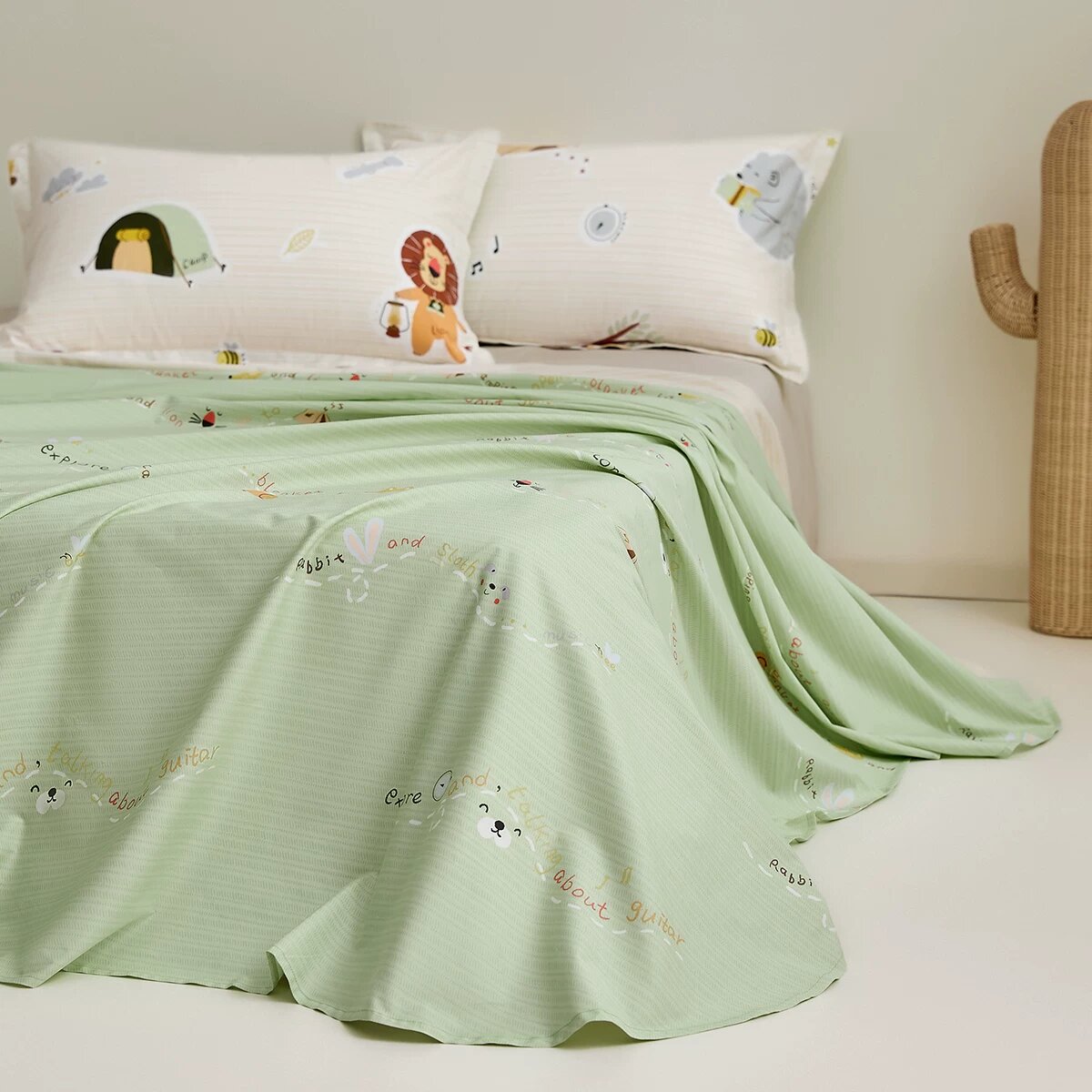 Детское постельное белье Luolai Home Textiles, класс А, из чистого хлопка, для мальчиков, для студенческих общежитий,