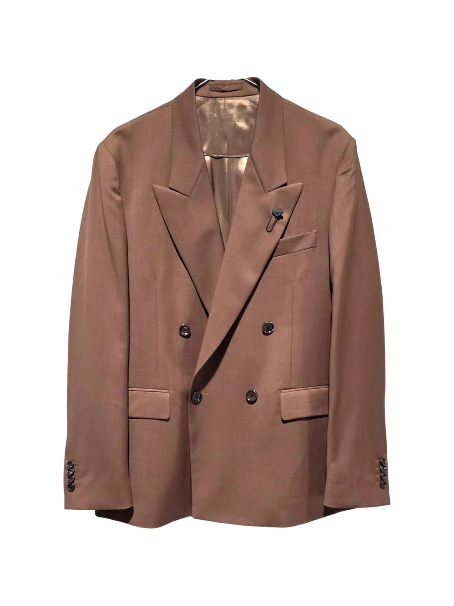 Пиджак Double-breasted peak-lapel blazer
