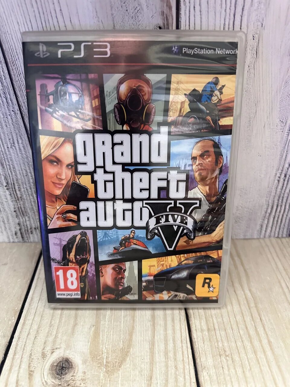 Диск с игрой Gta 5 Для PlayStation 3 (Лицензия) Англ язык
