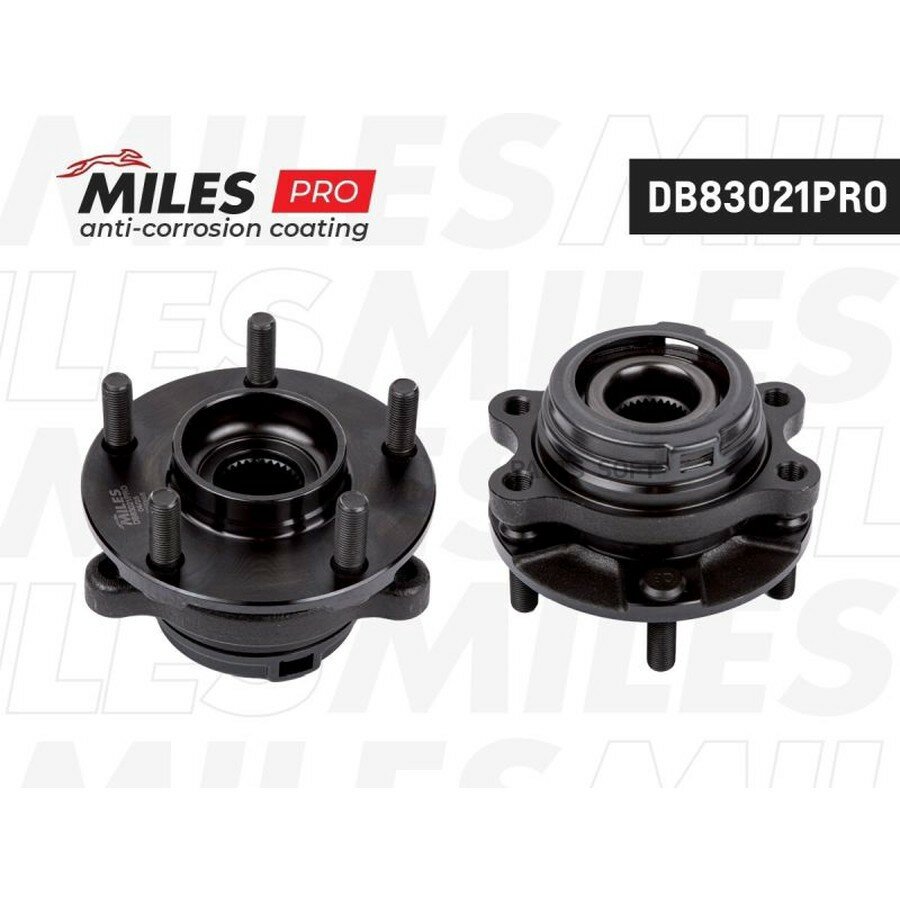 MILES DB83021PRO Ступица с подшипником передняя 3.5 NISSAN TEANA J32/MURANO/QX60 Z51 07- ЛЕВ. (32 зуба) ()