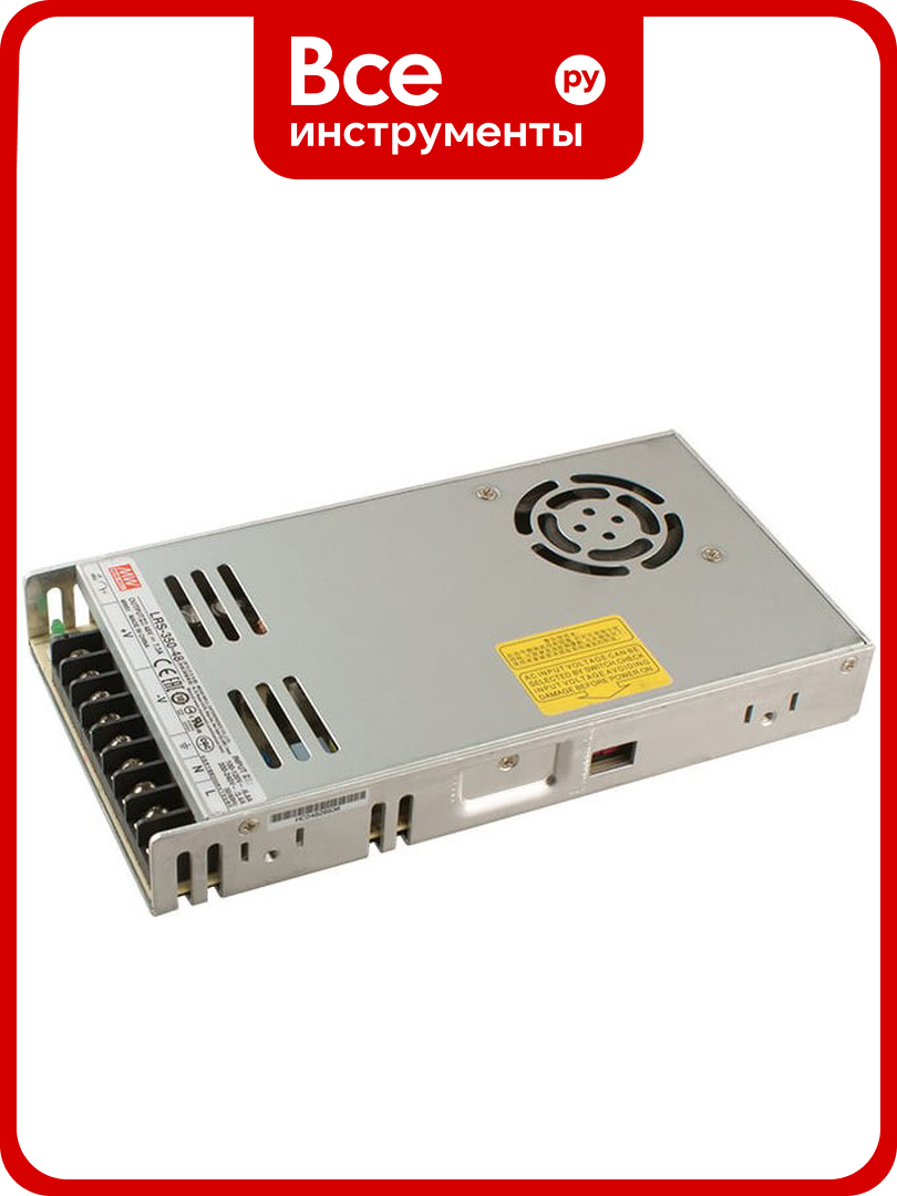 Источник питания Mean Well AC/DC LRS-350-48 Т02276501 промышленный регулируемый модульный источник с высоким