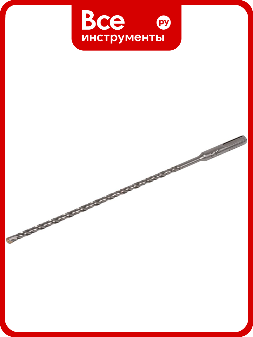 Бур по бетону SDS-Plus HEADROCK 402-010-6260, сверло для бетонных, кирпичных и каменных работ, стальной