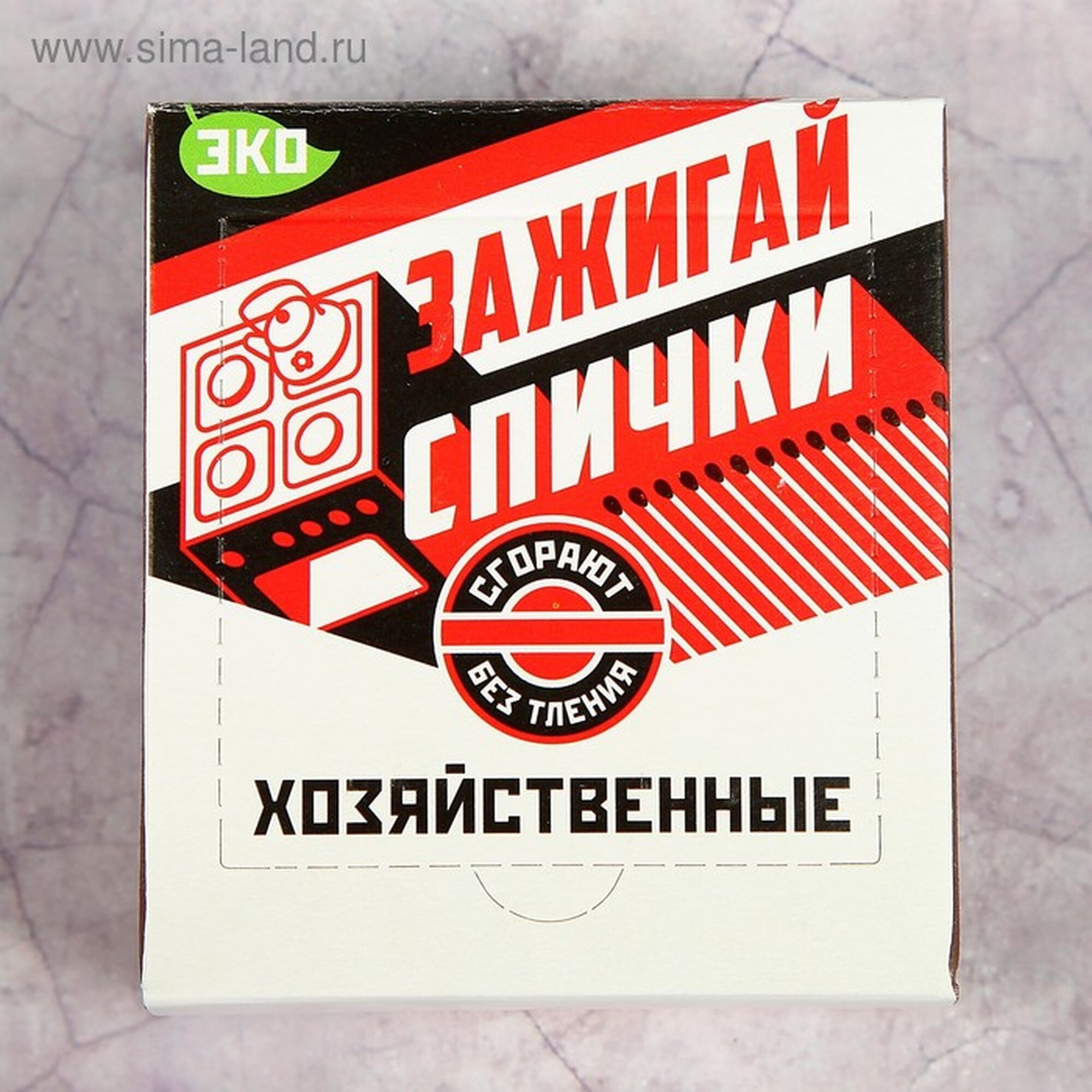 Спички Сима-ленд, хозяйственные наполнением, 700 шт, красные
