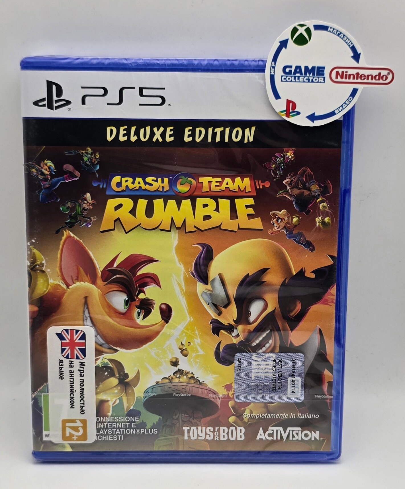 Игра Crash Team Rumble Deluxe Edition для Sony PlayStation 5 на диске на английском языке