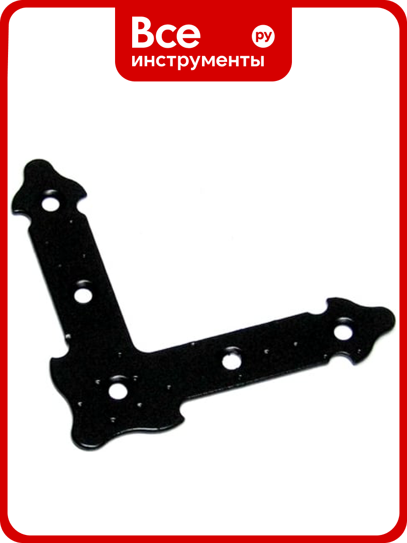 Уголок STARFIX 165x165x26 мм декоративный, черный матовый SMP-54732-1