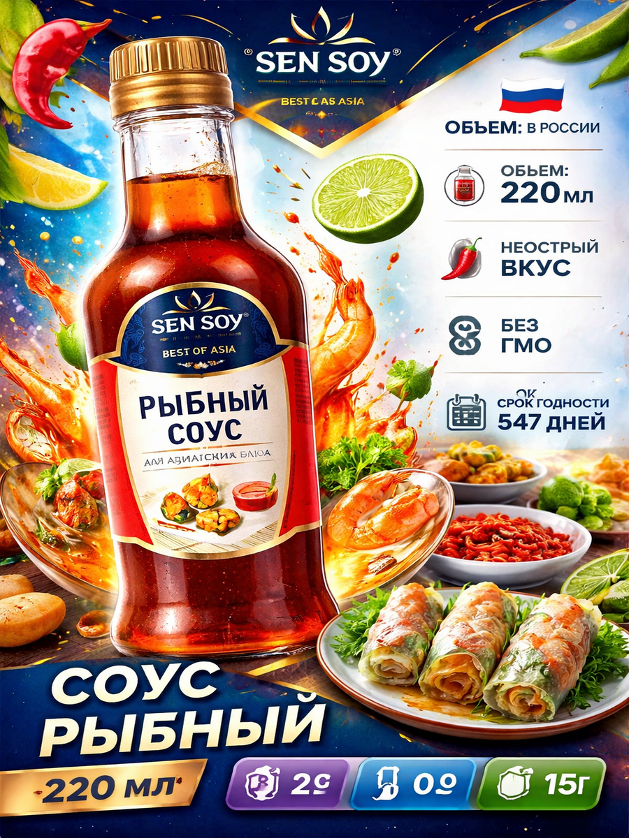 Соус Sen Soy рыбный, 220мл