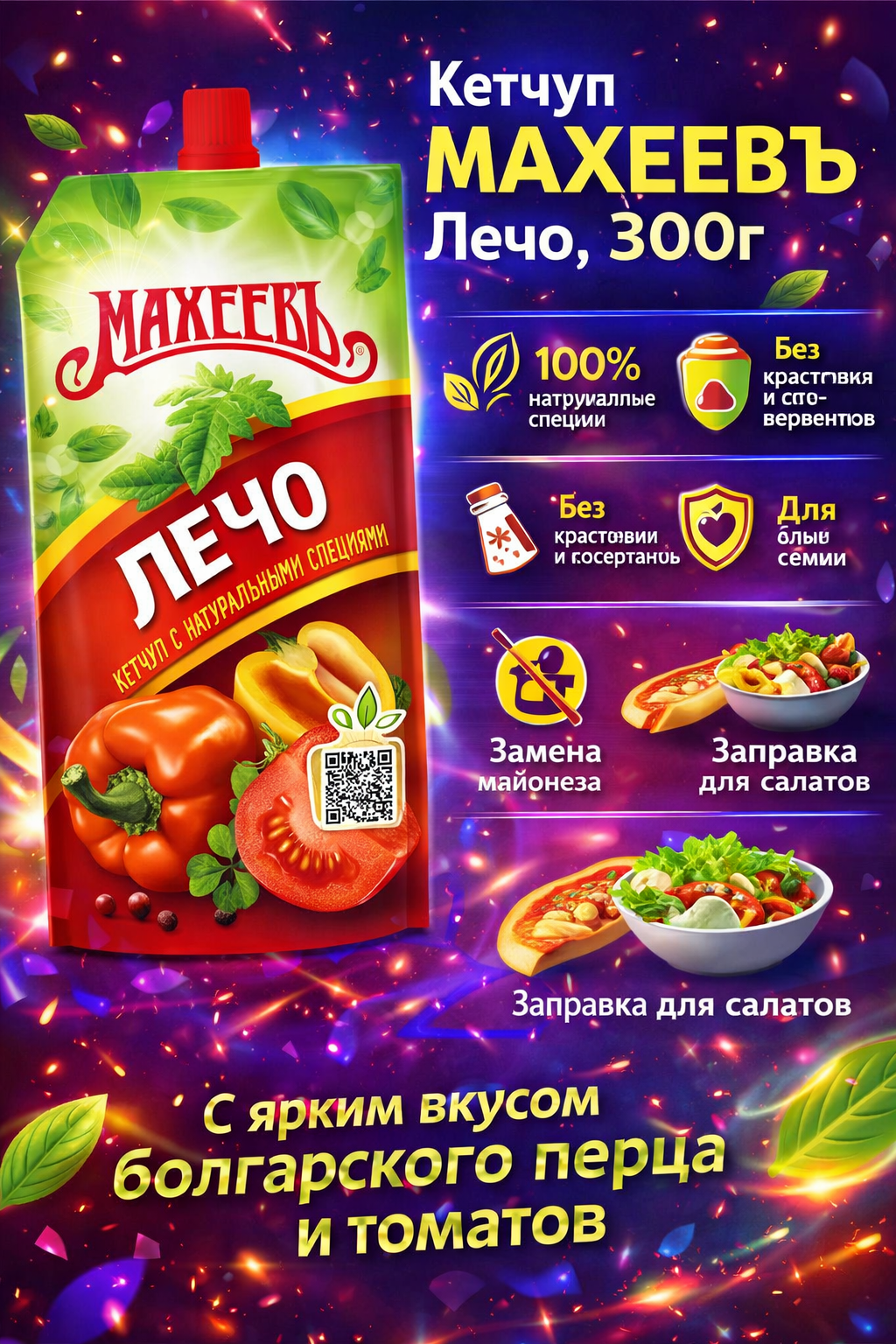 Кетчуп махеевъ Лечо, 300г
