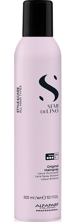 Alfaparf Milano Professional Лак для волос сильной фиксации Original Hairspray 300 мл Original Hairspray Sdl Style & Care 300 124ml