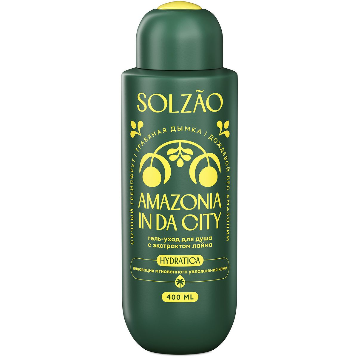 Гель для душа "Solzao Amazonia In Da City"с экстрактом лайма, 400мл