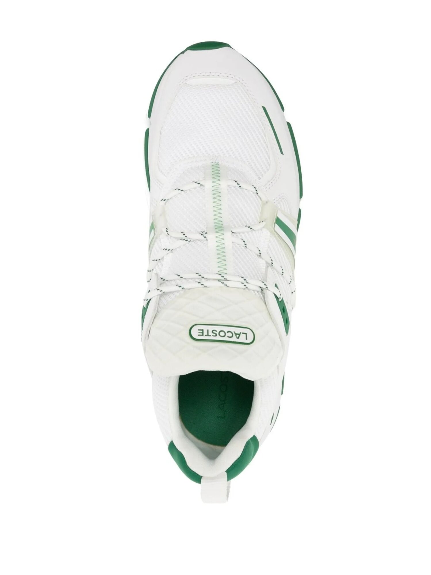 Кроссовки LACOSTE, размер 7.5 UK, бежевый/белый — фото 1
